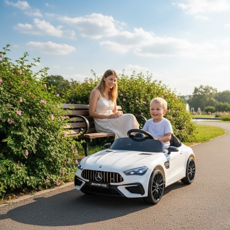 Mercedes Benz AMG CLE 53 Beli Dečiji Auto Licencirani