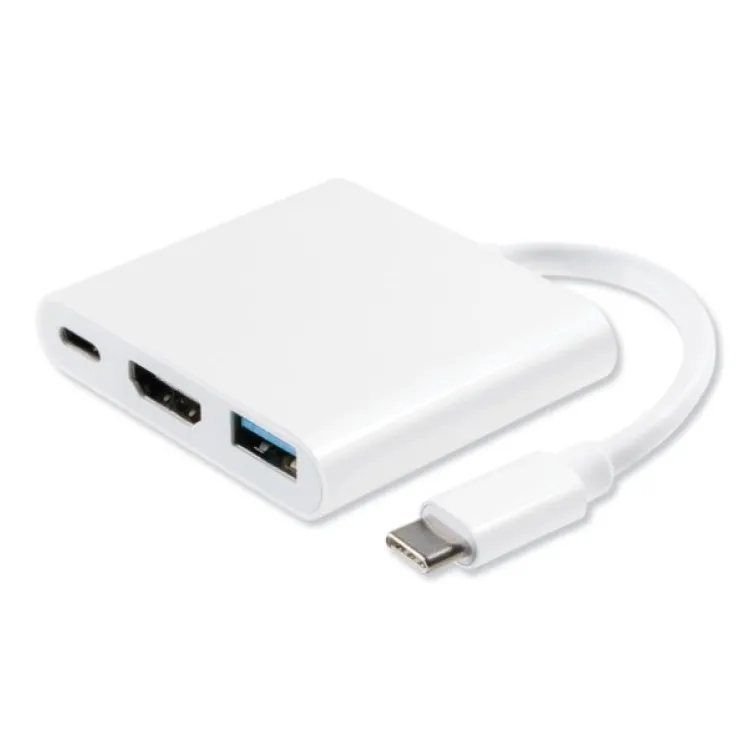 Adapter-konvertor TIP C na HDMI+USB 3.0+TIP C