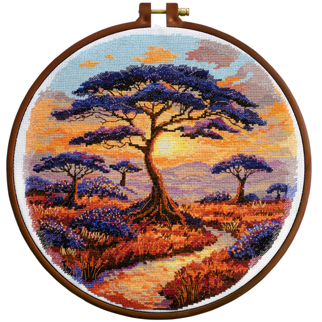 Goblen set - Slike iz savane (23x22cm)