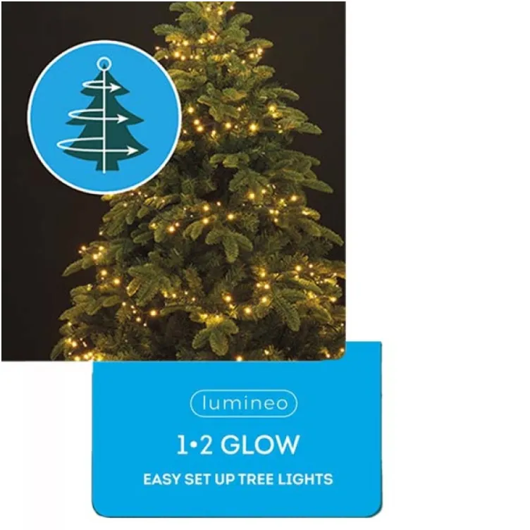Novogodišnja LED rasveta za jelku 180cm-171L Topla bela Lumineo 1-2 Glow 495466