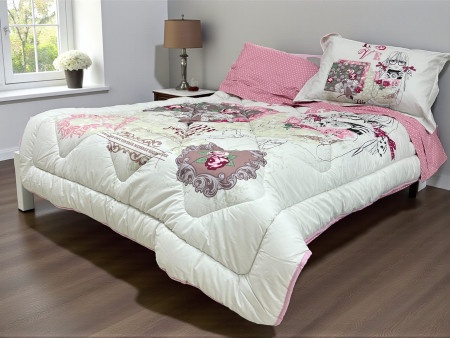 Set Jorgan Lavonne 100% Pamuk ( VLK000634-pink )