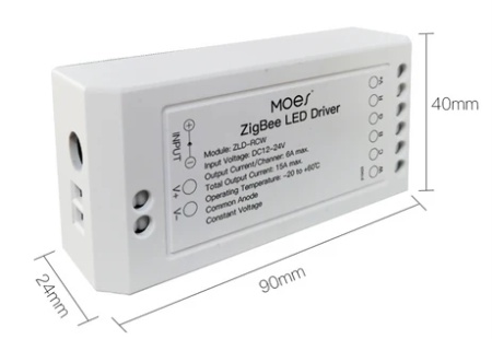 Moes zld-rcw-ac-ms led driver 12-24v smart zigbee ( 400-1183 )