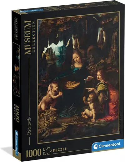 Clementoni PUZZLE 1000 MUSEUM - THE VIRGIN OF THE ROCKS CL37088