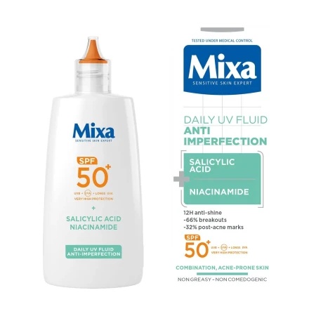 Mixa ai dnevni uv fluid 50+ 40ml ( 1100042588 )