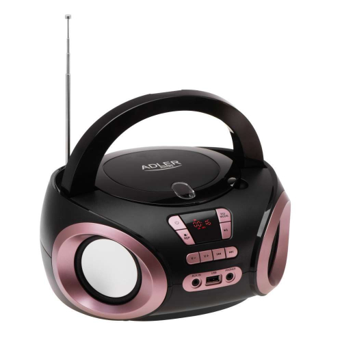ADLER AD1181BC RADIO PRENOSIVI CD BOOMBOX CRNO PINK