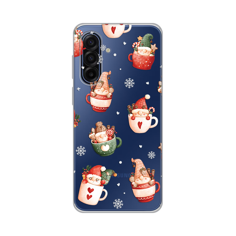 Zastitna silikonska maska (futrola) PRINT - Samsung A175 Galaxy A17 Ho Ho Ho