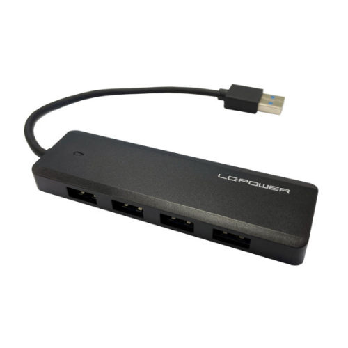 USB HUB LC Power LC-HUB-U3-4-V2 external USB3.2 Gen 1x1 HUB,4xUSB-A, 1xUSB-C,