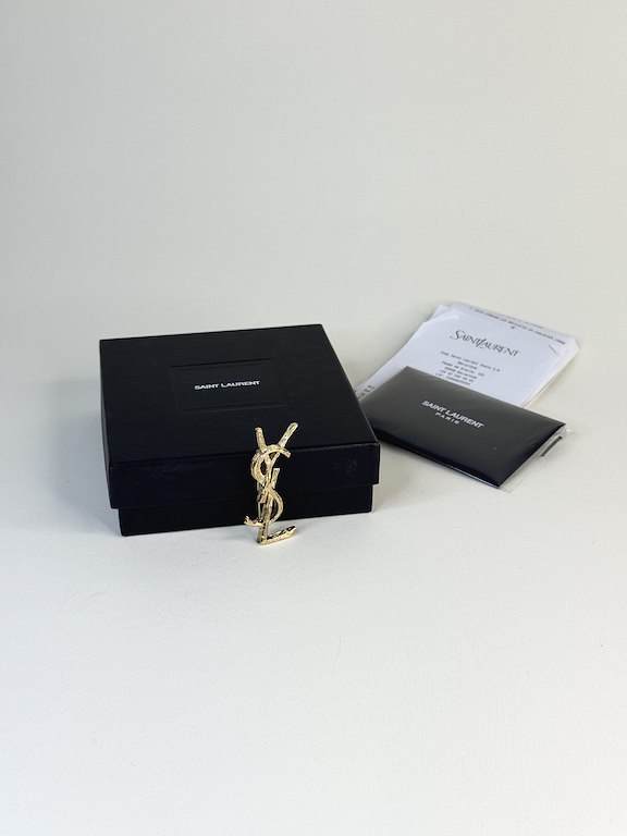 YSL Saint Laurent Brooch New