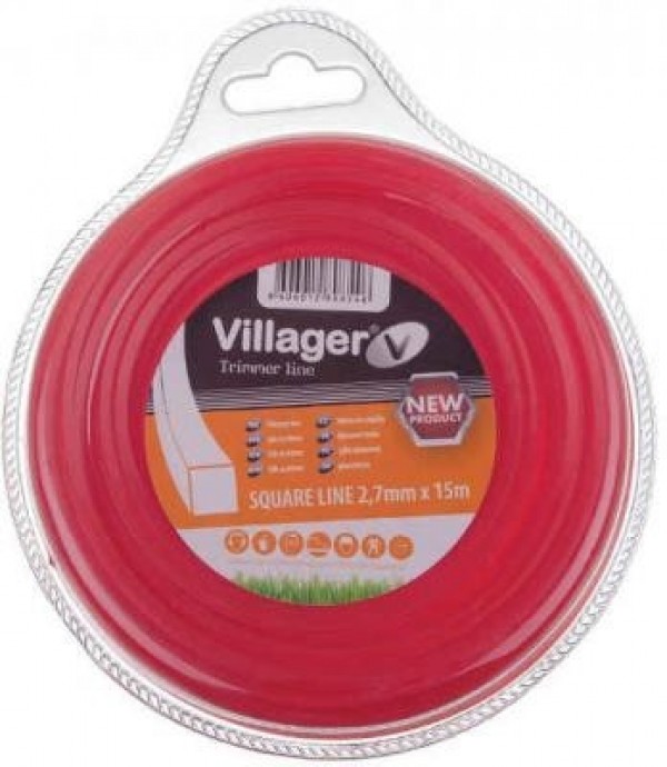 VILLAGER SILK ZA TRIMER 2.4MM X 15M CETVRTASTA NIT