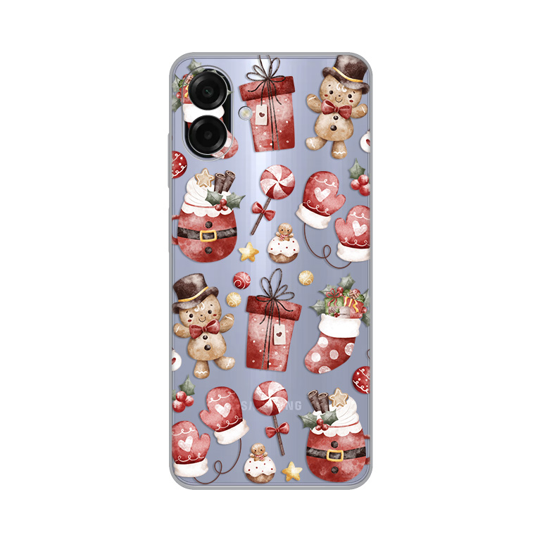 Zastitna ultra tanka (skin) maska / futrola PRINT - Samsung A075F Galaxy A07 Cozy Christmas
