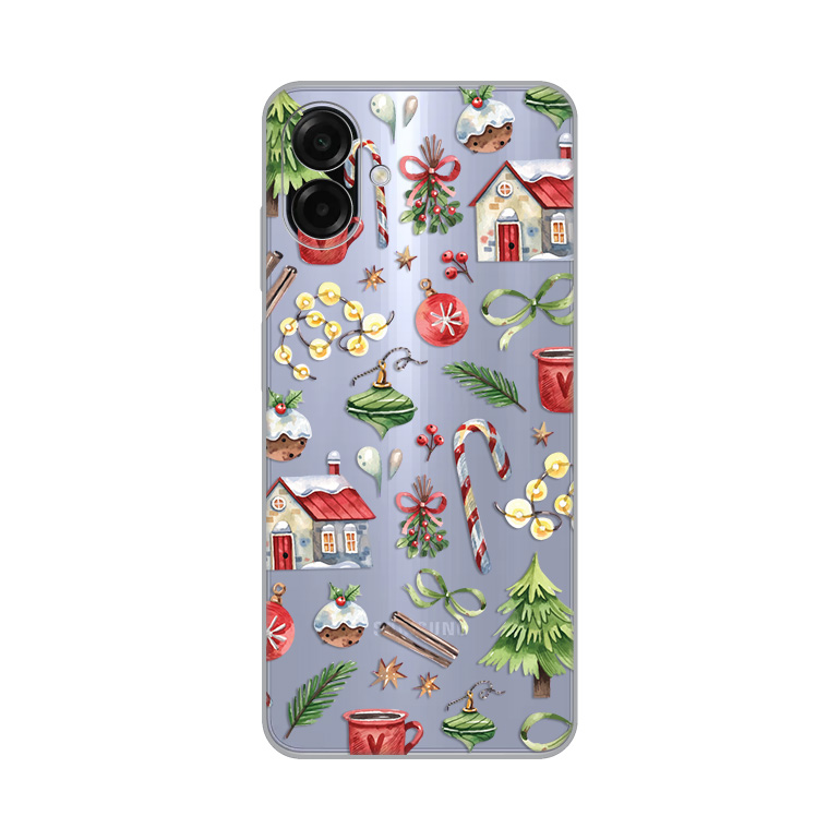 Zastitna ultra tanka (skin) maska / futrola PRINT - Samsung A075F Galaxy A07 Winter Spirit