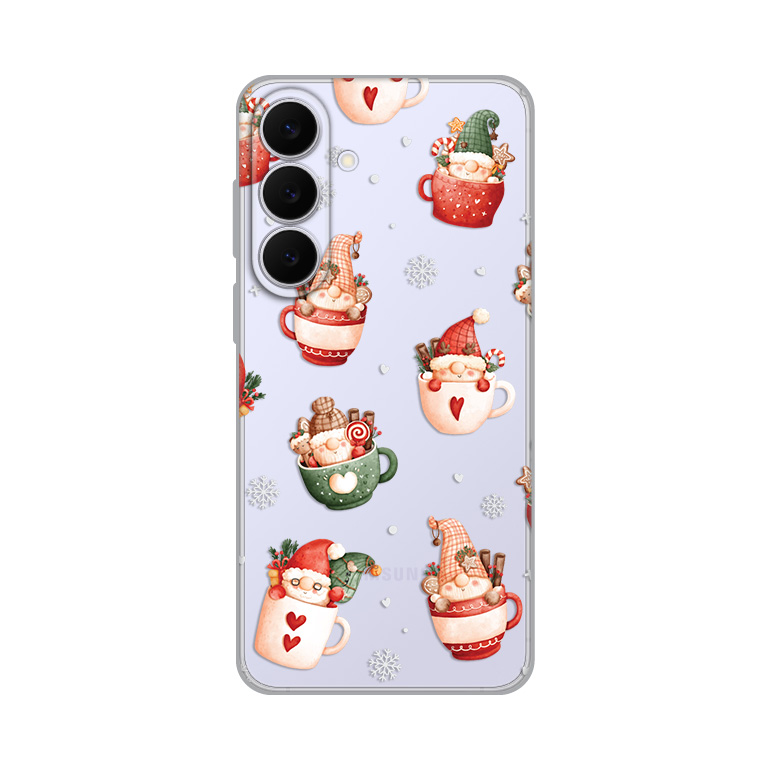 Zastitna silikonska maska (futrola) PRINT - Samsung S731B Galaxy S25 Fe Ho Ho Ho