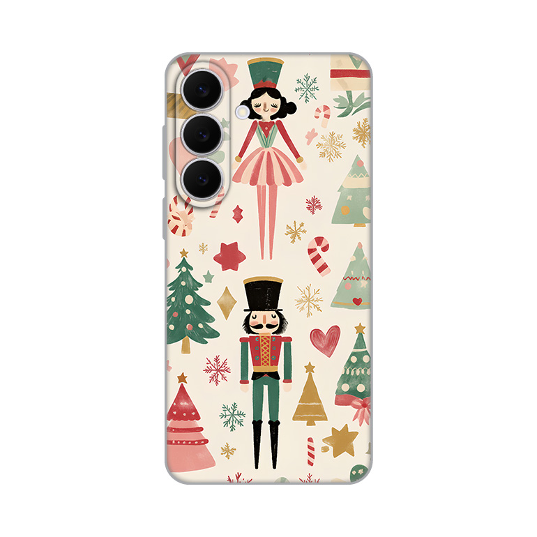 Zastitna silikonska maska (futrola) PRINT - Samsung S731B Galaxy S25 Fe Vintage Christmas