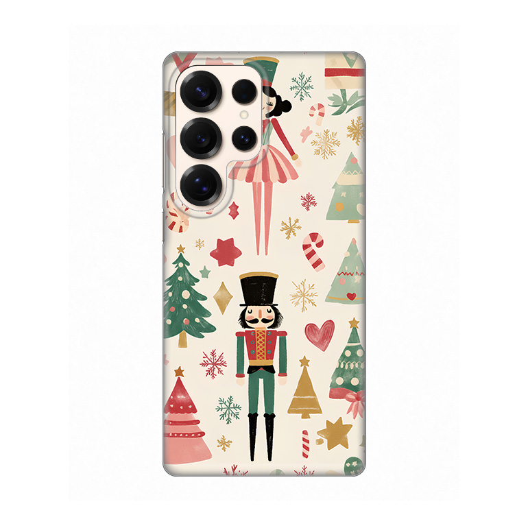 Zastitna silikonska maska (futrola) PRINT - Samsung S938 Galaxy S25 Ultra Vintage Christmas