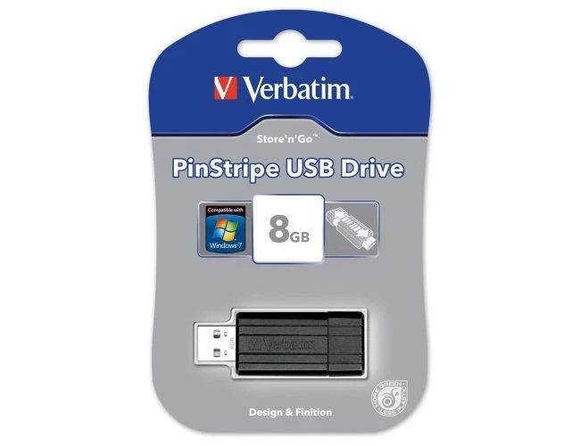 Verbatim USB Flash Pinstripe 8 GB (49062) USB 2.0
