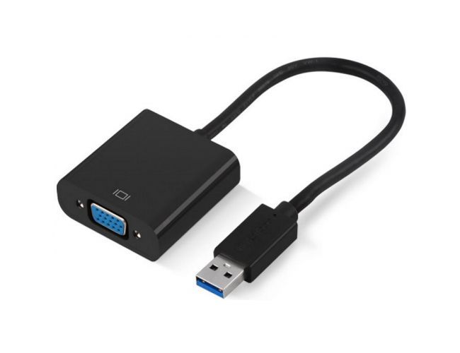 Fast Asia adapter-konvertor USB 3.0 (muški) na VGA (ženski) crni