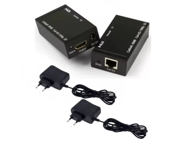 Gembird DEX - HDMI - 06 HDMI kablovi i adapteri - HDMI extender 60m active, CAT6