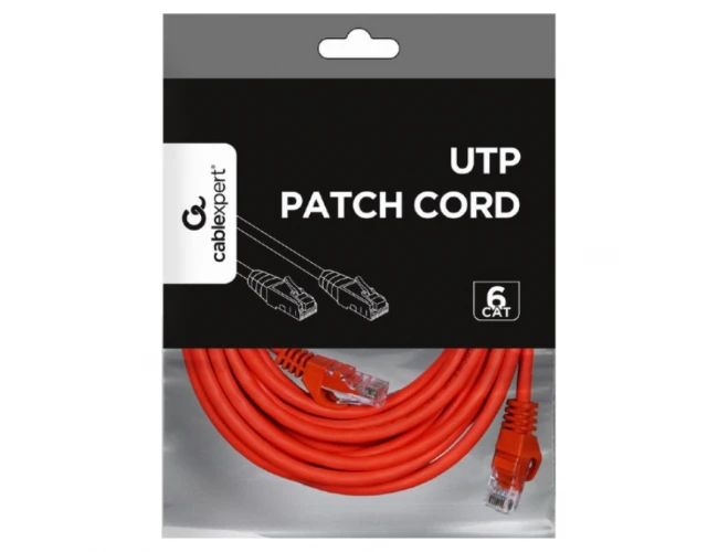 Gembird PP6U - 3M mrezni kabl CAT6 UTP patch cord 3m, crveni