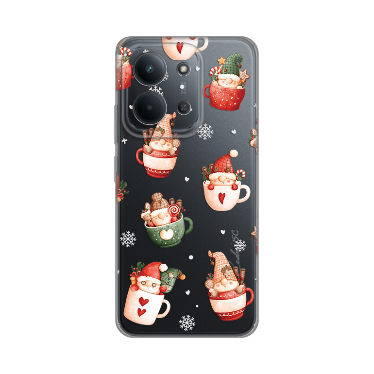 Zastitna silikonska maska (futrola) PRINT - Xiaomi Redmi 15C 4G Ho Ho Ho