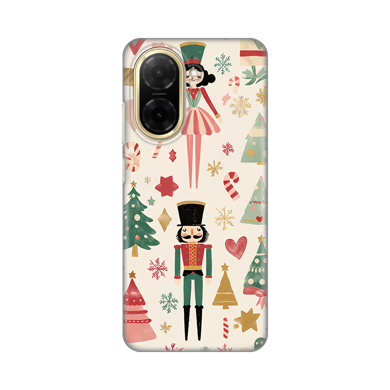 Zastitna silikonska maska (futrola) PRINT - Xiaomi Redmi A5(173mm) Vintage Christmas