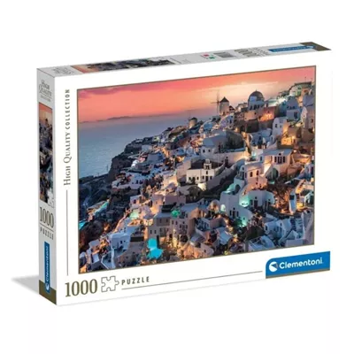 Clementoni PUZZLE 1000 SHADES OF SANTORINI CL39885