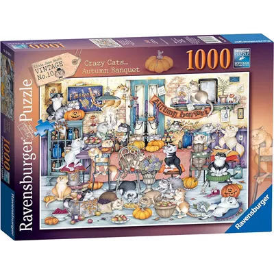 Ravensburger
RAVENSBURGER PUZZLE- JESENJA ZURKA MACAKA 1000 KOM (RA16509)