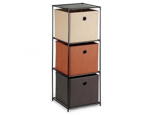 Vilde - Storage Solutions 568099 - Metalna Polica Sa 3 Korpe ,34,5 X 100 Cm