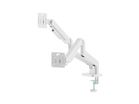 GEMBIRD MA-DA2-06-W Gembird Podesivi dupli stoni drzac za monitor, tilt, 17-32 max.10kg White