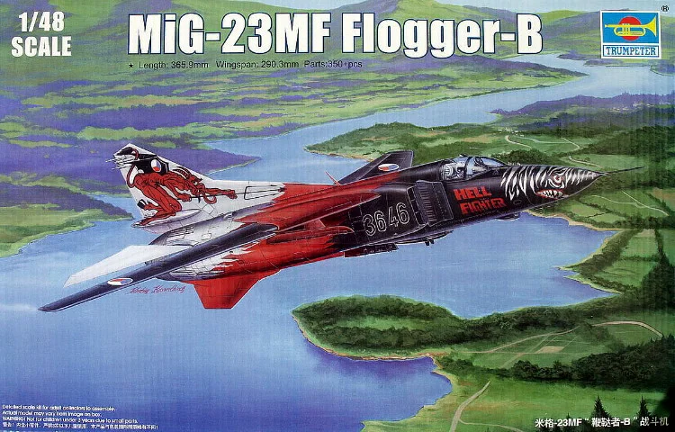 TRUMPETER 1/48 Russian MiG-23MF Flogger-B