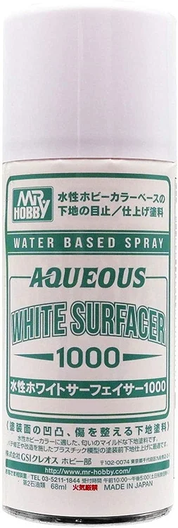 GUNZE Mr. Aqueous Surfacer 1000 Spray (170 ml) White