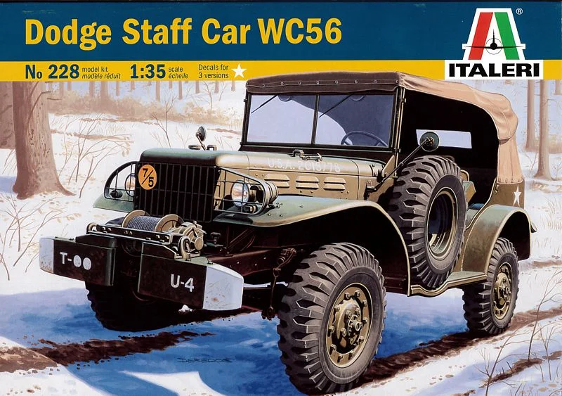 ITALERI 1/35 Dodge Staff Car WC56