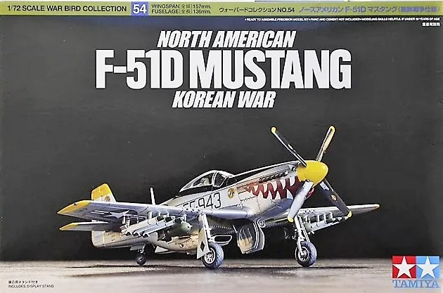 TAMIYA 1/72 North American F-51D Mustang Korean War