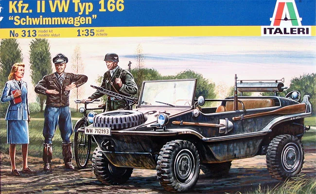 ITALERI 1/35 Kfz.II VW typ 166 Schwimmwagen