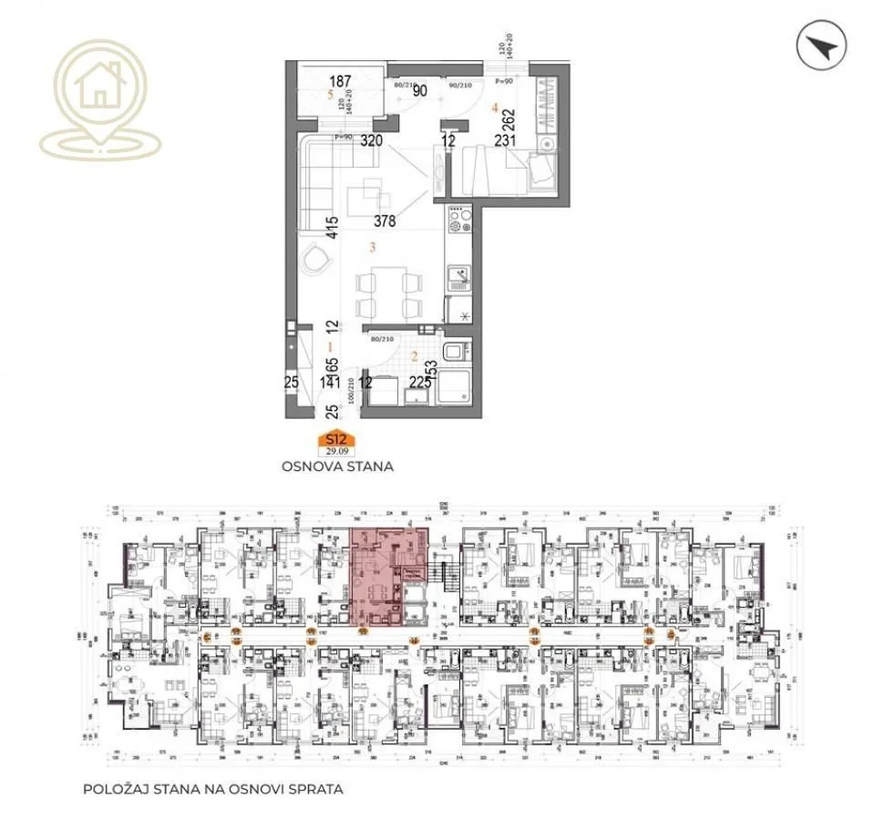 Prodaja, dvosoban stan, 30m², Telep, Novi Sad Sve Podlokacije