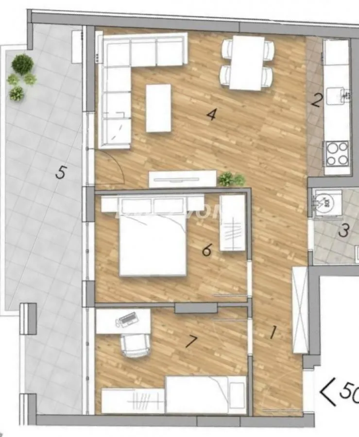 Prodaja, trosoban stan, 68m², Podbara, Novi Sad Sve Podlokacije