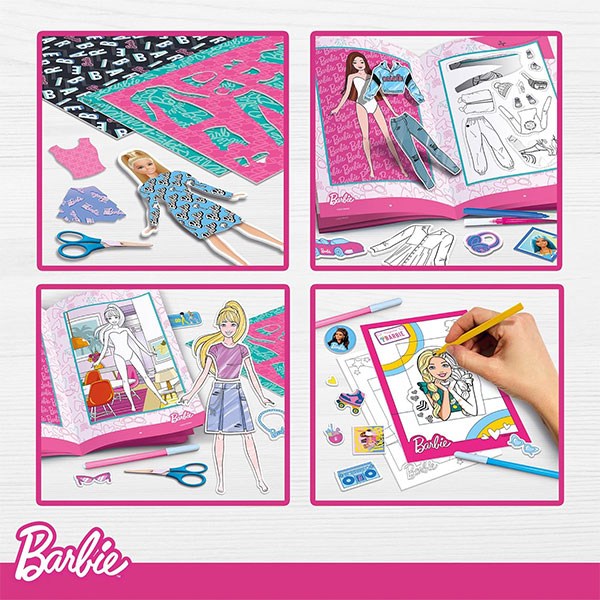 Barbie Edukativni ranac Fashion Colouring Lisciani 112043