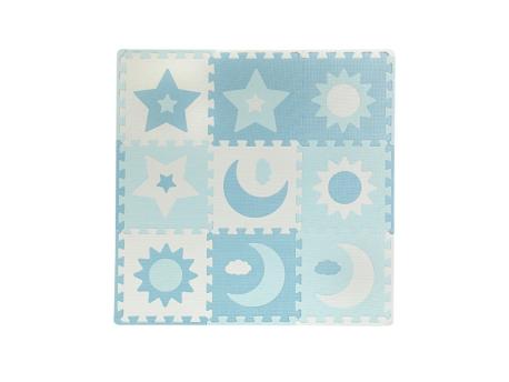 MoMi Podloga za bebe - Puzzle od pene Blue