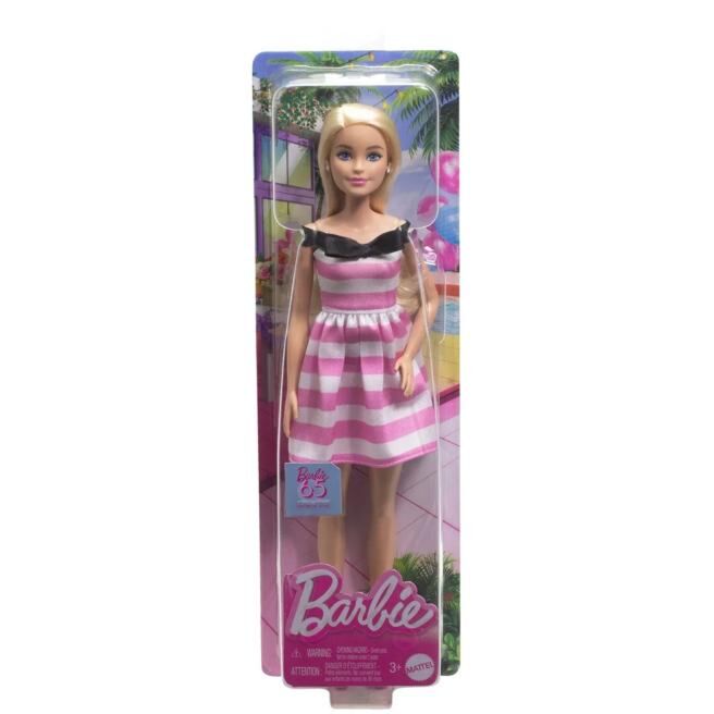 BARBIE LUTKA 65TH ANNIVERSARY PINK
