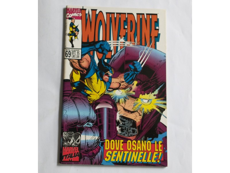 strip Marvel N. 69 WOLVERINE Dove osano le sentinelle