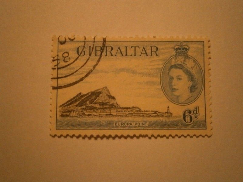 BRITANSKA KOLONIJA GIBRALTAR 1953.