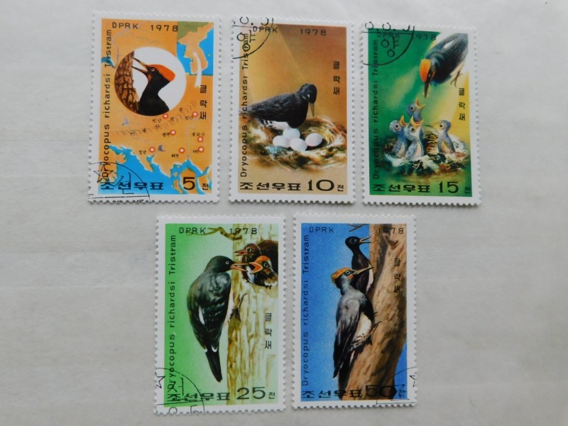 SEVERNA KOREJA 1978 KOMPLET SERIJA