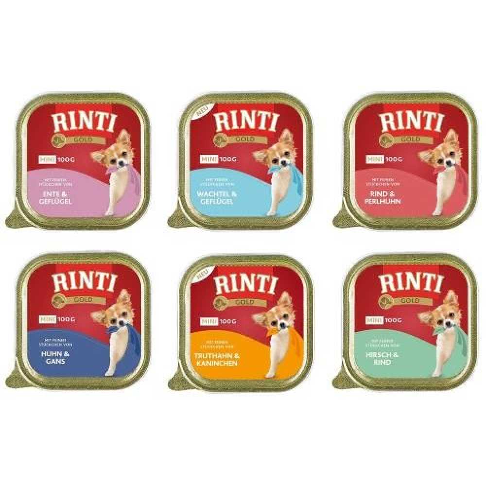 RINTI GOLD Mini - Teletina i živina pašteta 100g