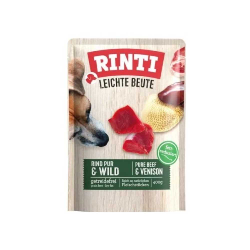 RINTI Leichte Beute sos za pse - Govedina i divljač 400g