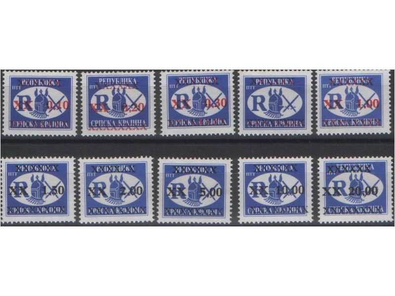 REPUBLIKA SRPSKA KRAJINA , MICHEL 68-77