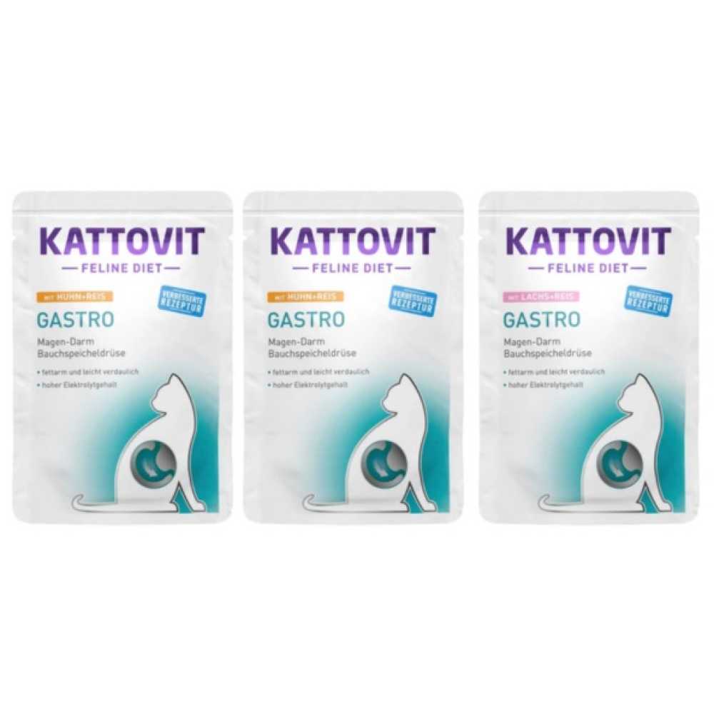 Kattovit Cat diet sos za mačke Gastro - Piletina i pirinač 85g