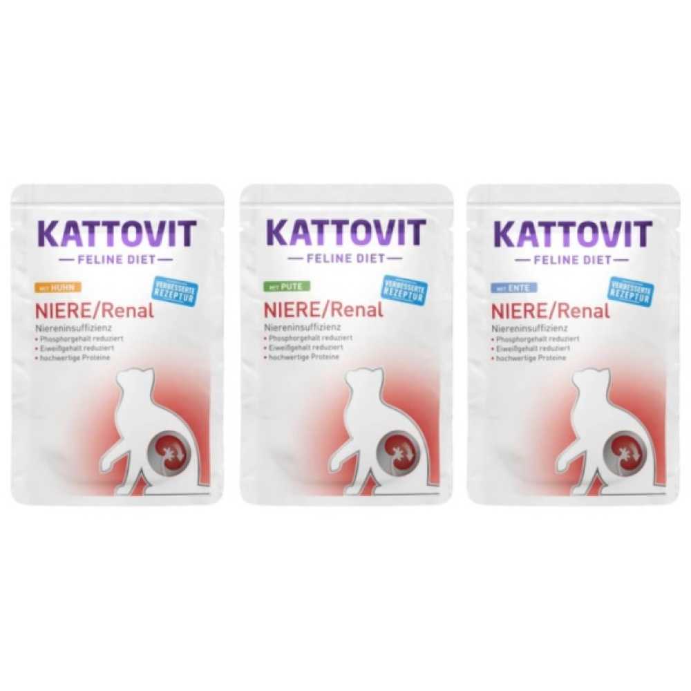 Kattovit Cat diet sos za mačke Renal - Pačetina 85g