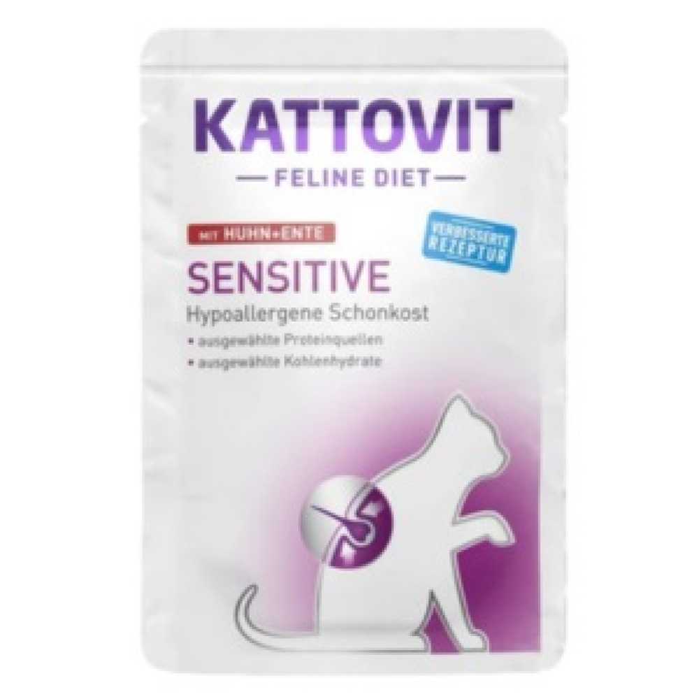 Kattovit Cat diet sos za mačke Sensitive - Piletina i pačetina 85g
