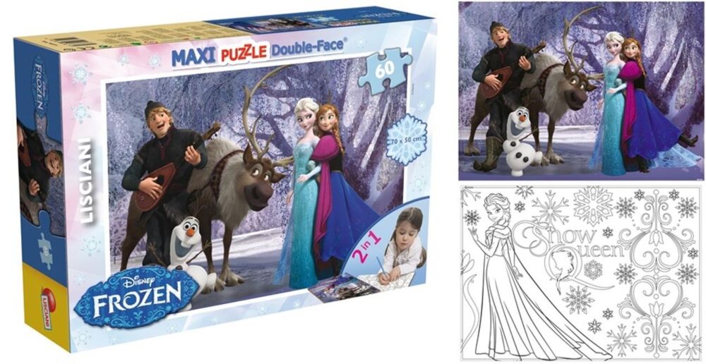 LISCIANI PUZZLE SLAGALICA 60 DELOVA MAXI FROZEN