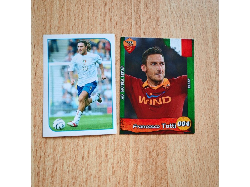 Francesco TOTTI LOT slicica + kartica! Retko