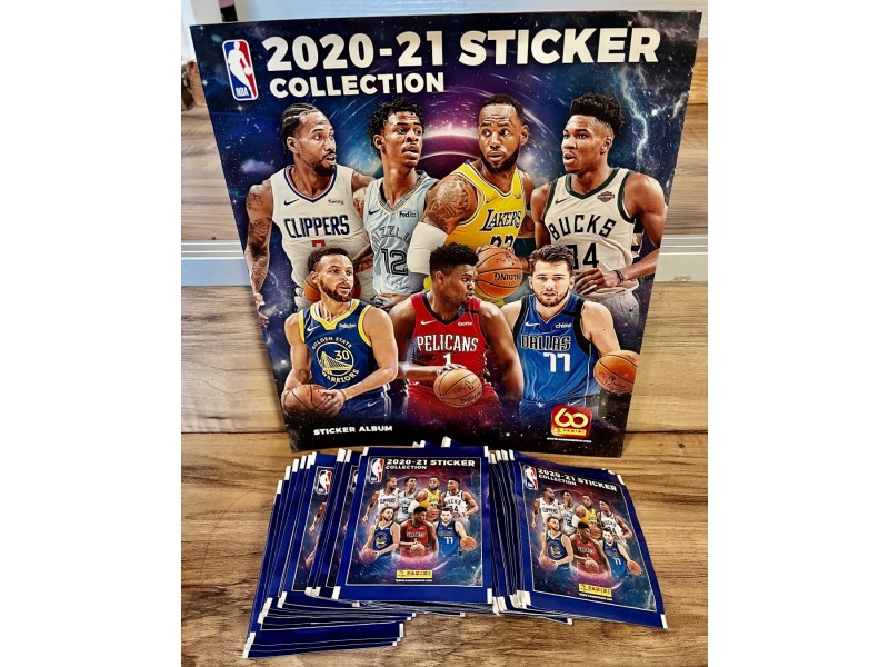50 kesica NBA PANINI 2020 2021 i glanc nov prazan album
